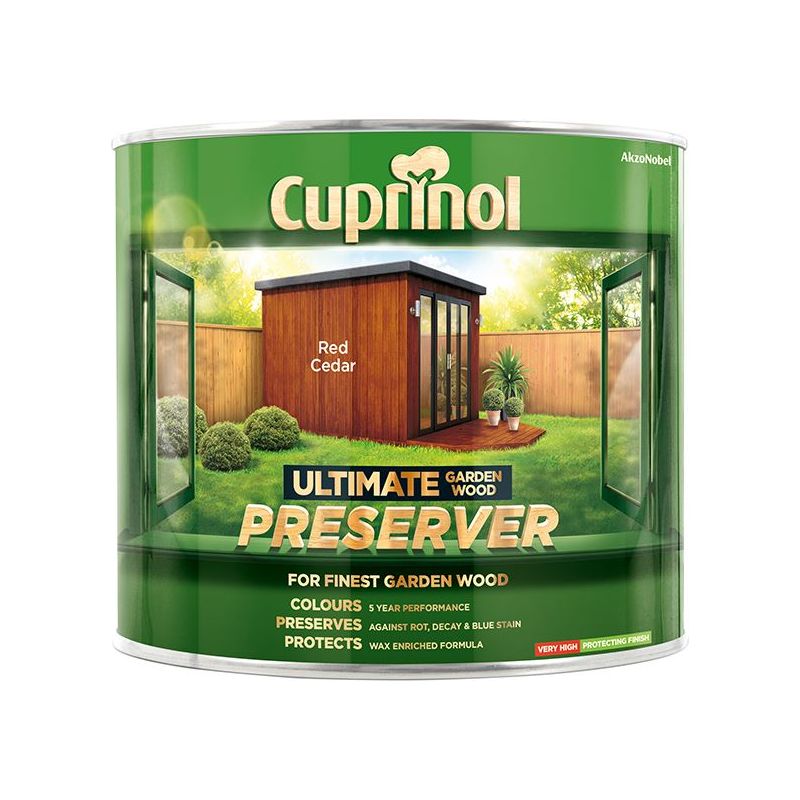Cuprinol Ultimate Garden Wood Preserver Red Cedar 1 litre — Town Tools