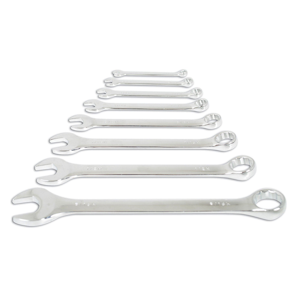 Laser Whitworth Combination Spanner Set 1/8" - 9/16" 8pc 4446 — Town Tools