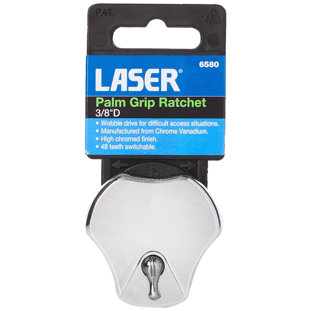 Laser Palm Grip Ratchet 3/8"D 6580 — Town Tools